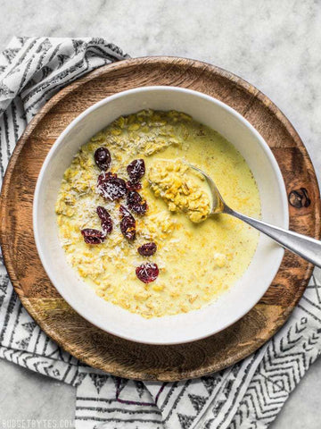 Golden Turmeric Oatmeal – The Cultured Cup®