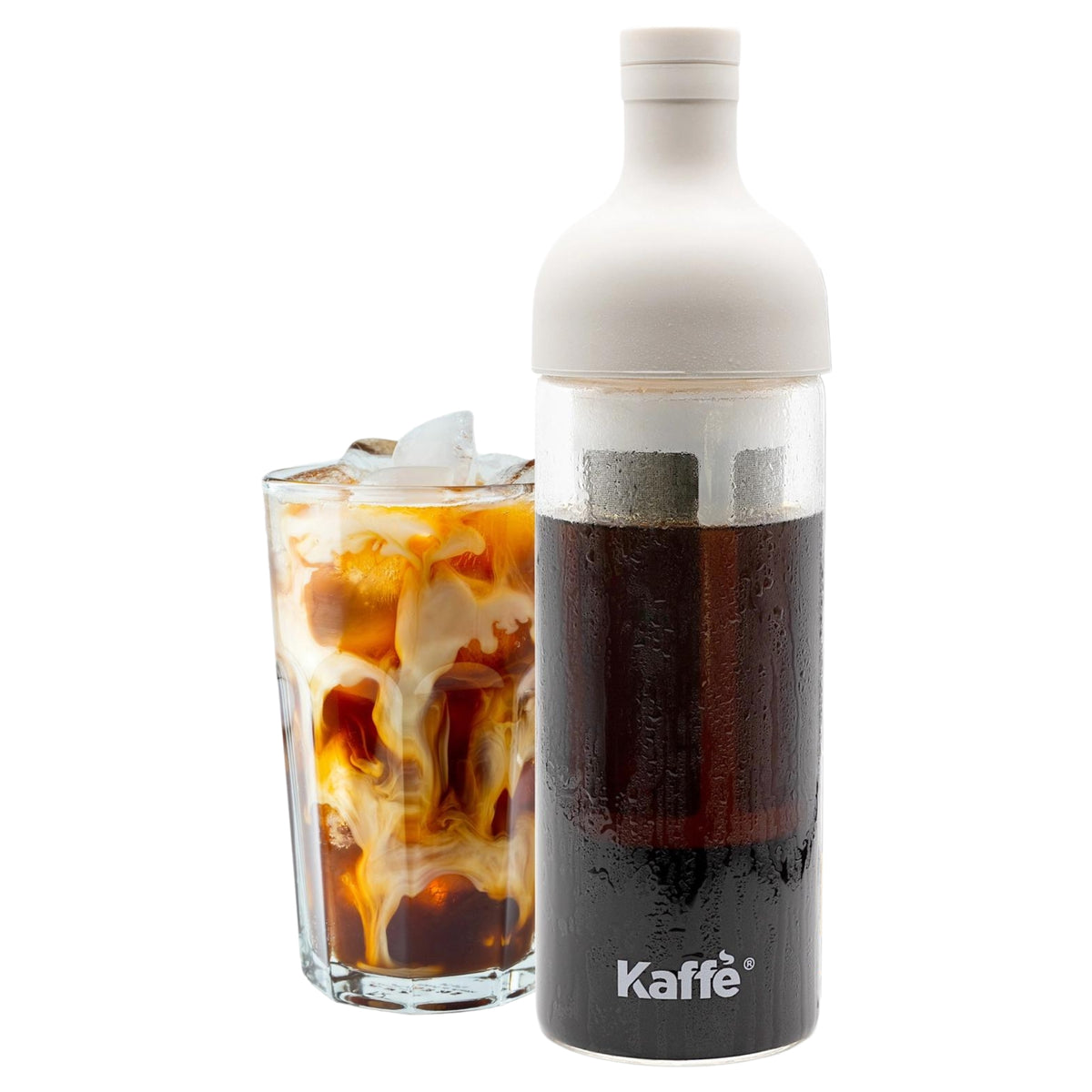 Cold Brew Maker Bottle | Glass/Stainless, 33 oz – The Cultured Cup®