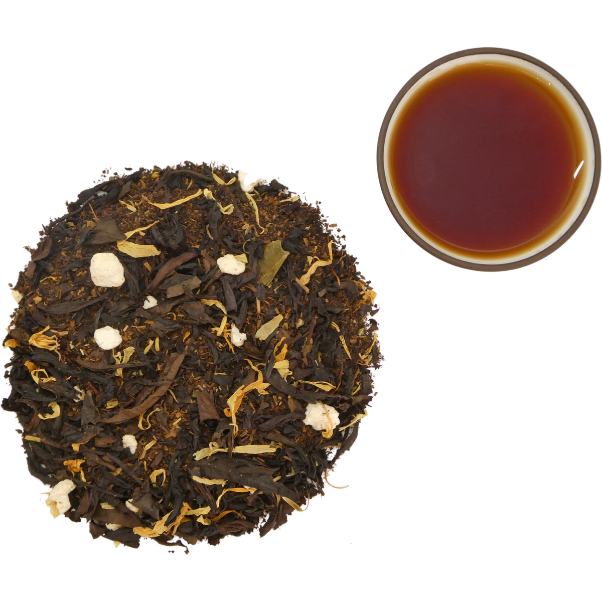 Lemon Iced Tea | Lemon Basil Iced | The Cultured Cup®