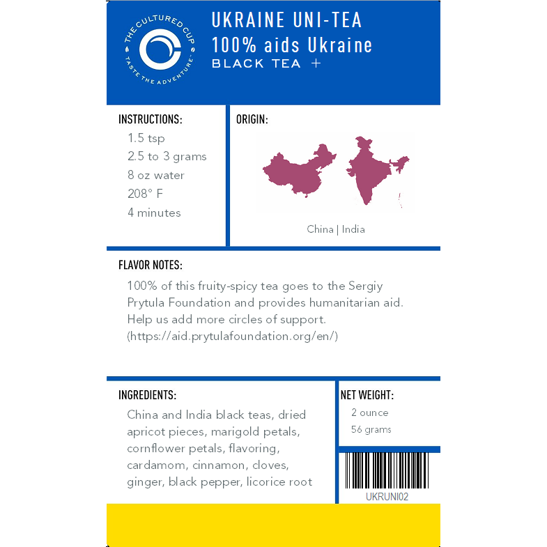Black Tea with Fruit | Ukraine Uni-Tea – The Cultured Cup®