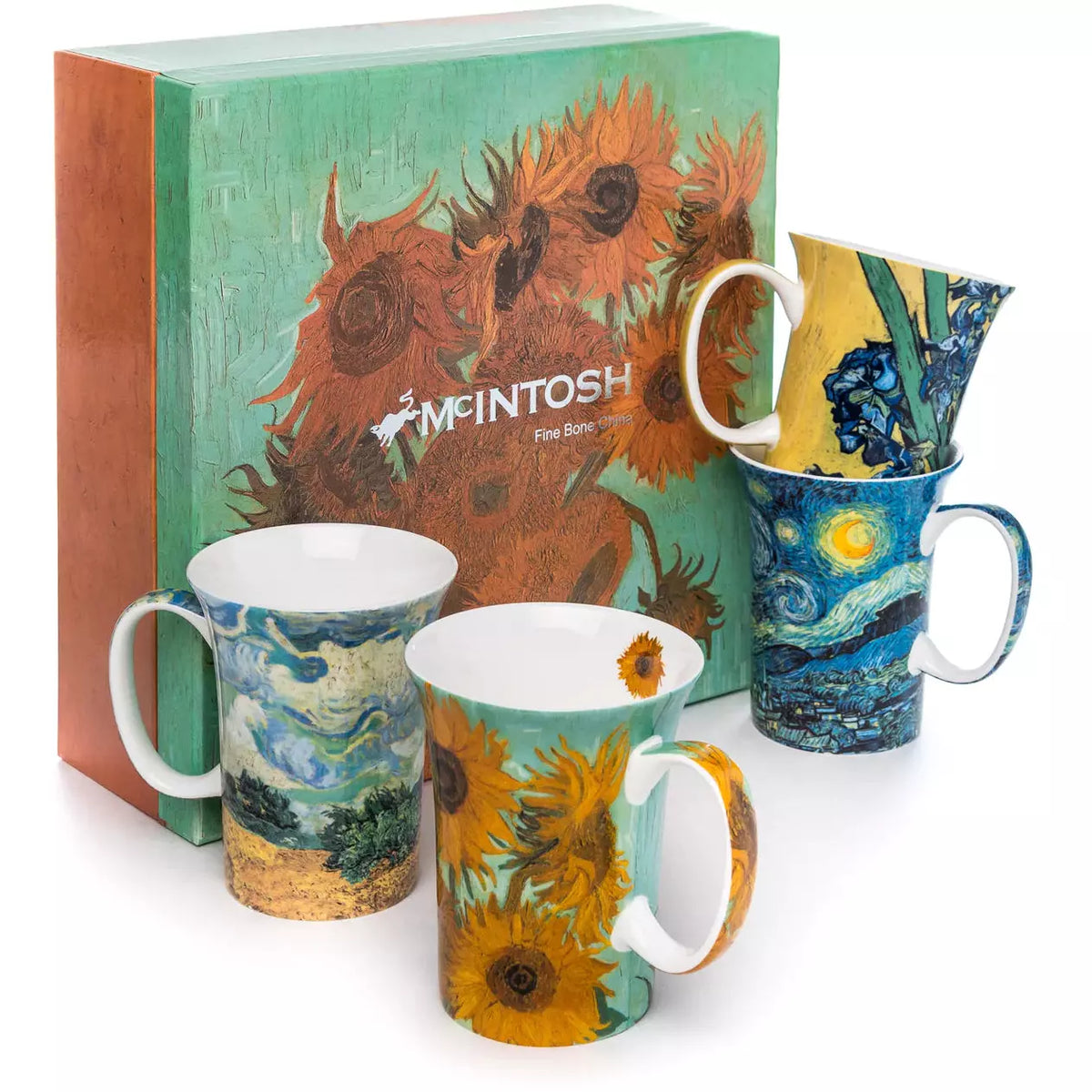Van Gogh Set of 4 Mugs | The Cultured Cup®